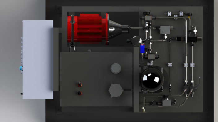 Hydraulic Power-pack - - 3D CAD model - GrabCAD