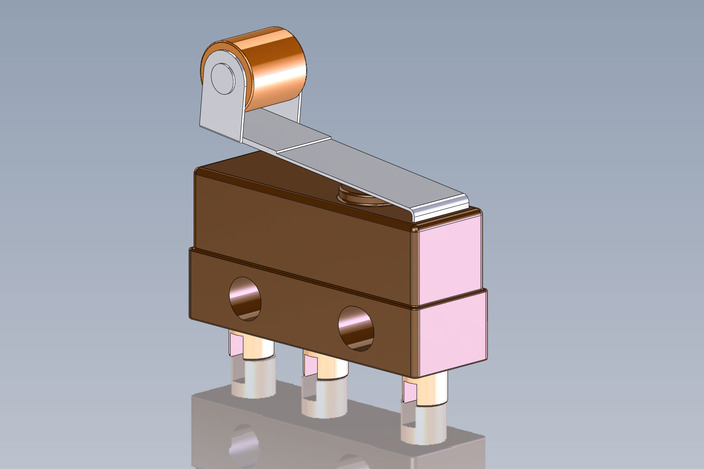 microswitch - STEP / IGES, SOLIDWORKS - 3D CAD model - GrabCAD
