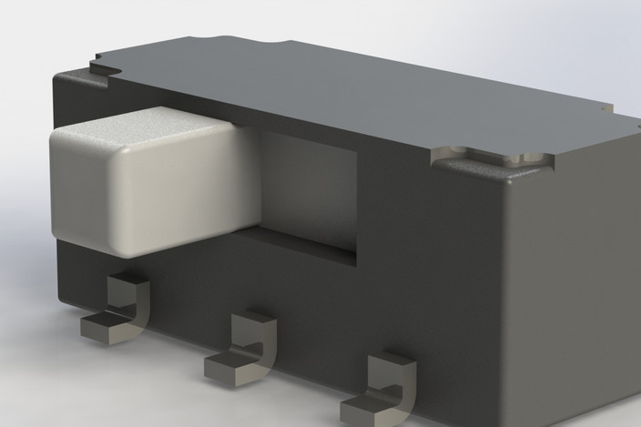 SMD Switch DPDT CL-SB-22B-11T - STL, STEP / IGES, SOLIDWORKS - 3D CAD ...