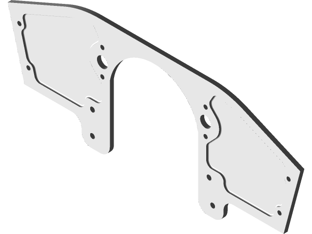 Electronics & Accessories DXF File Small Block Chevrolet SBC Front ...