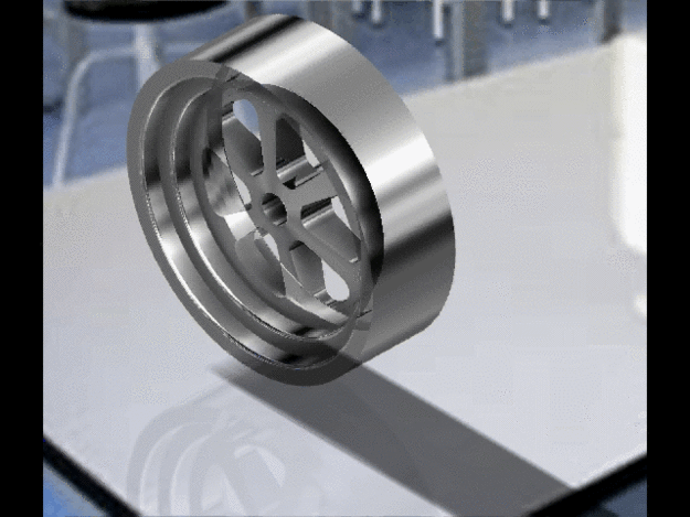 Flywheel - AutoCAD, STL, STEP / IGES - 3D CAD model - GrabCAD