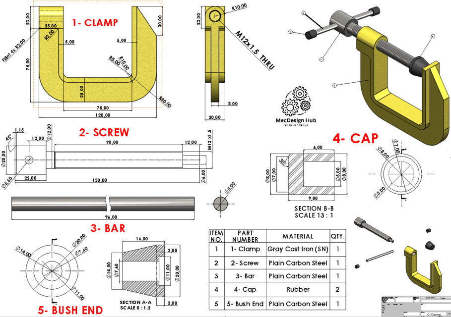 Free CAD Designs, Files & 3D Models | The GrabCAD Community Library