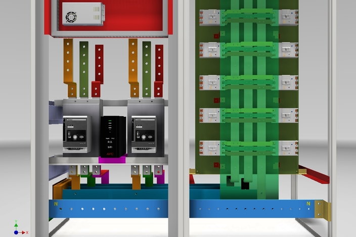 ATS electrical panel 1000A. 3P