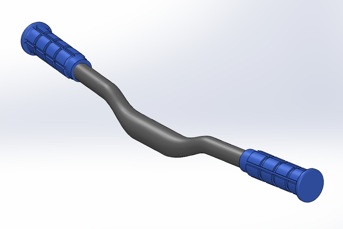 Handle Bar and Grips - SOLIDWORKS - 3D CAD model - GrabCAD