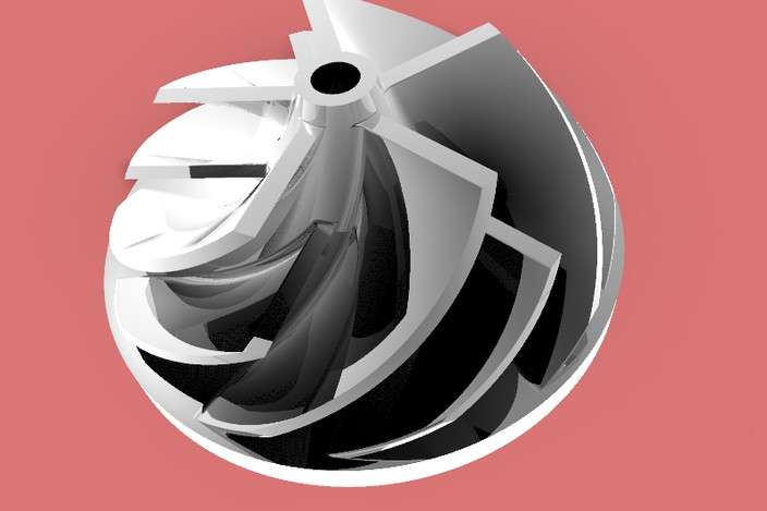 Turbine Blade Step Iges Solidworks 3d Cad Model Grabcad