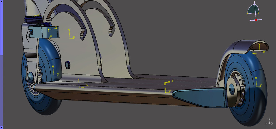 SCOOTER | 3D CAD Model Library | GrabCAD