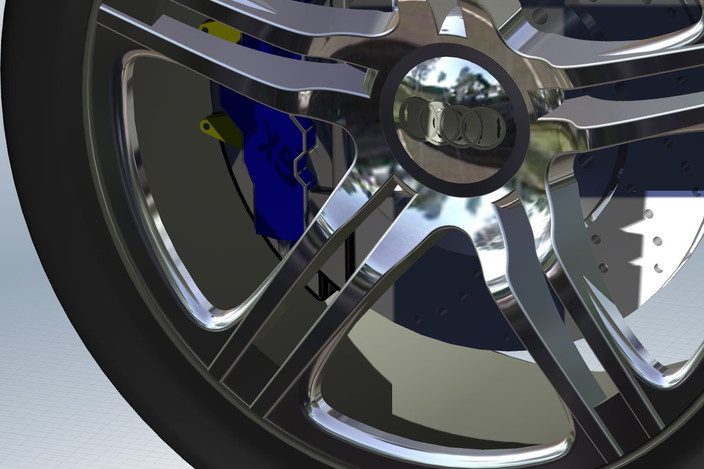 Wheel car - SOLIDWORKS - 3D CAD model - GrabCAD