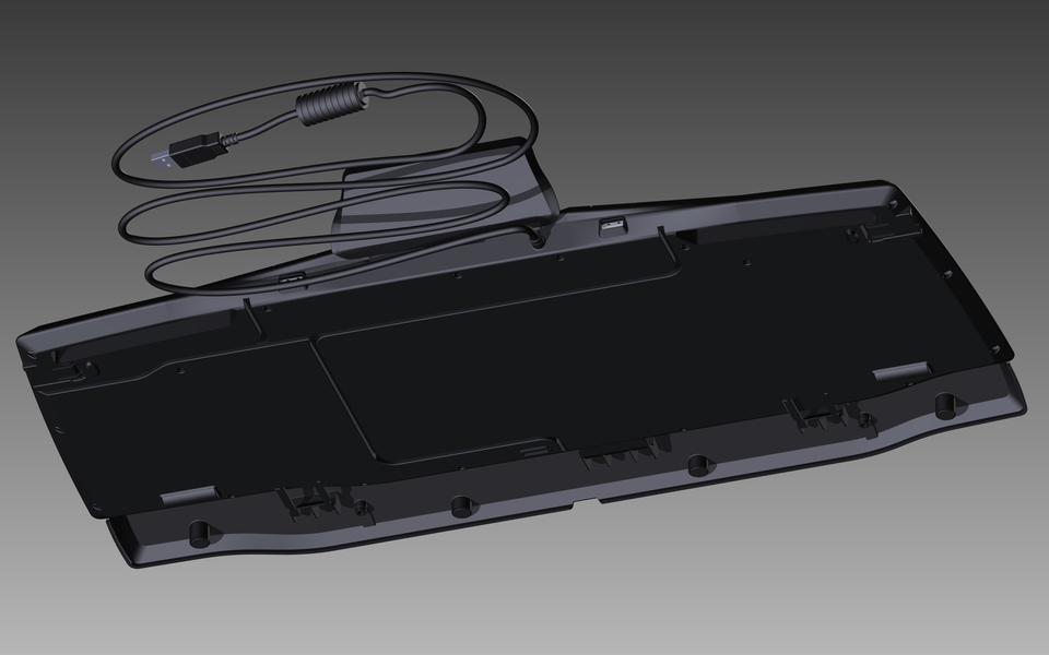 Logitech G15 Keyboard | 3D CAD Model Library | GrabCAD