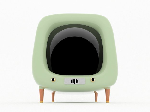 cute tv - SketchUp - 3D CAD model - GrabCAD