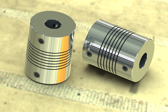 Flexible Coupling Solidworks 3d Cad Model Grabcad