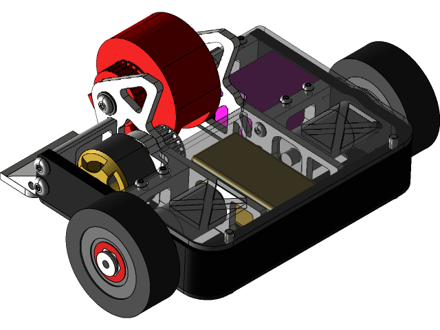Overclock - Beetleweight Robot Combat | 3D CAD Model Library | GrabCAD