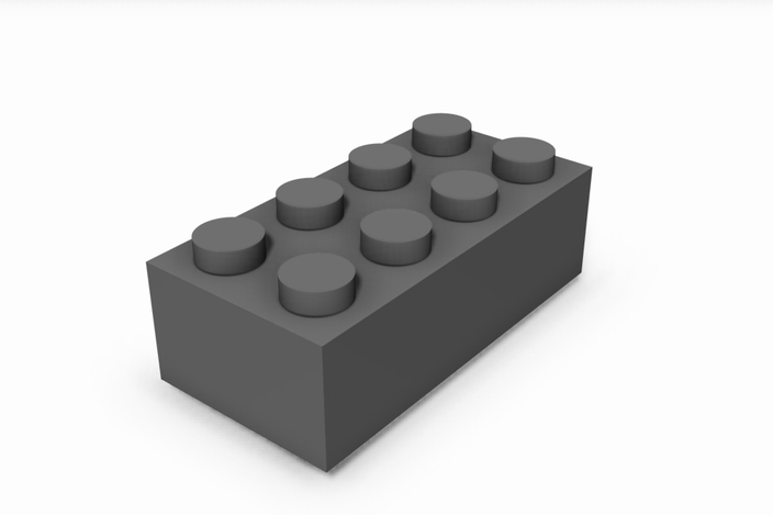 Lego Brick - Autodesk Inventor, STEP / IGES - 3D CAD model - GrabCAD