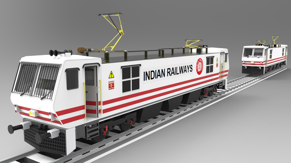 Indian Railway Electric Engine Cabin