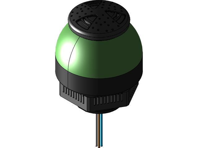 Banner Engineering Green LED Indicator Light | 3D CAD Model Library ...