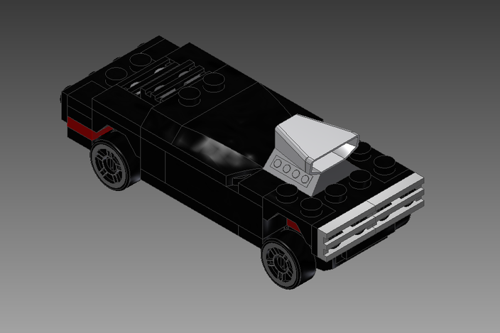 Lego car - Autodesk Inventor - 3D CAD model - GrabCAD