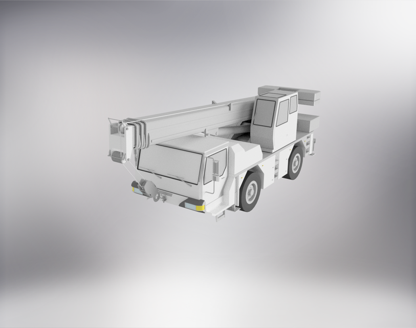 Mobile Crane 3D | 3D CAD Model Library | GrabCAD