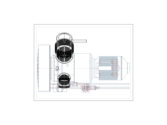 Air Compressor Cad Drawings Air Compressor 1Hp 50lt 3D Model