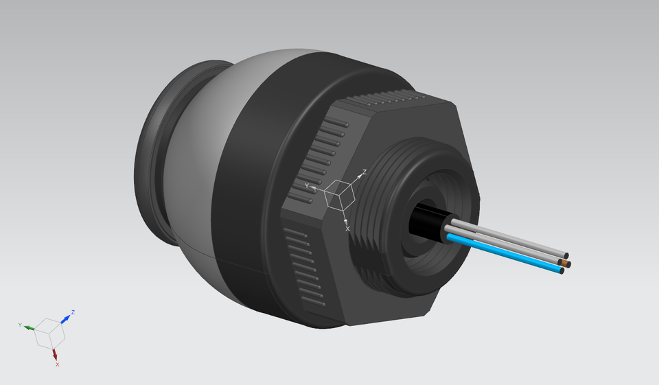Banner Engineering Green LED Indicator Light | 3D CAD Model Library ...