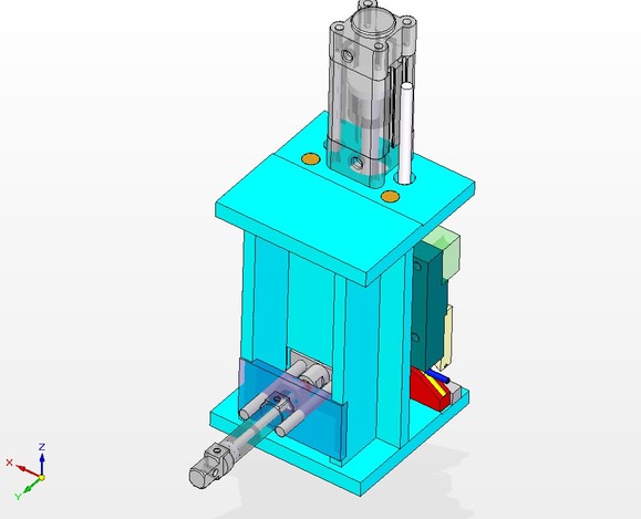 PNEUMATIC PRESS FOR HIGH PRODUCTION TUBE - STL, STEP / IGES - 3D CAD model - GrabCAD