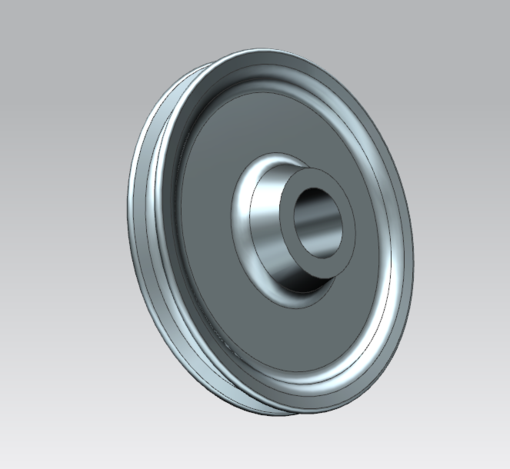 pulley - AutoCAD, CATIA, KeyCreator, NX, Pro/Engineer Wildfire, STL ...