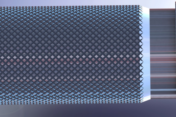 Knurling Sample - SOLIDWORKS - 3D CAD model - GrabCAD