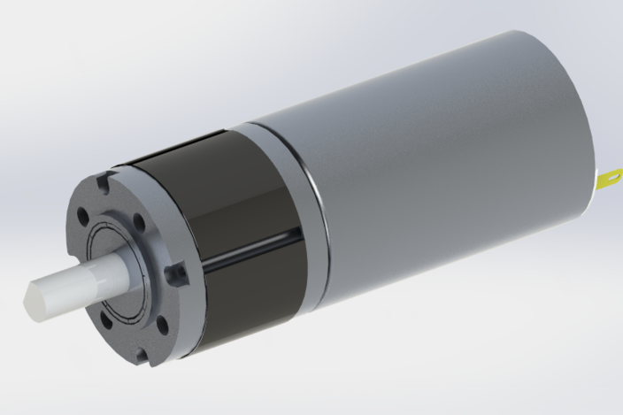 DC motor PG 28 Planetary Geared - SOLIDWORKS - 3D CAD model - GrabCAD