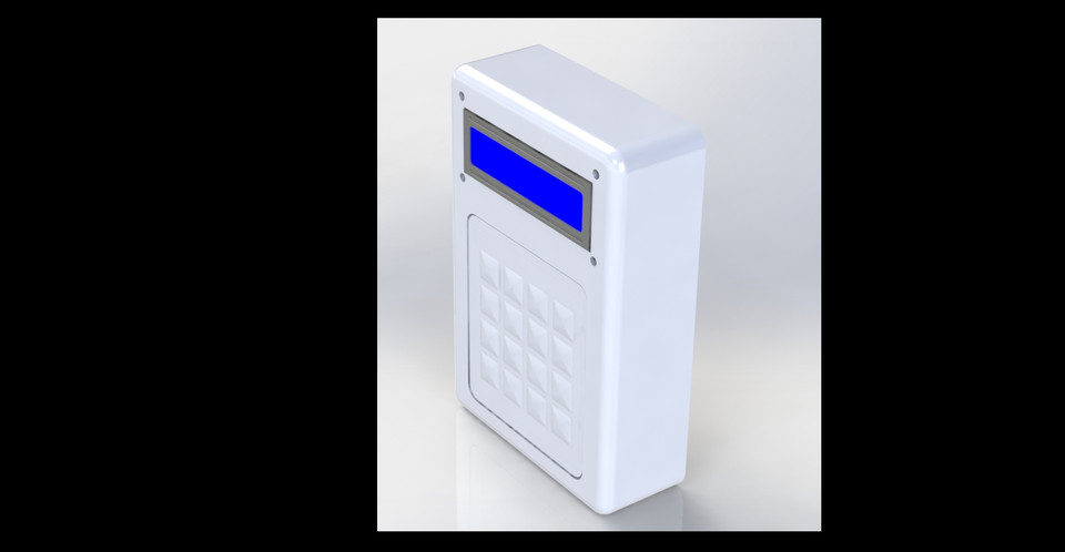 RFID+KEYPAD DOOR LOCK | 3D CAD Model Library | GrabCAD