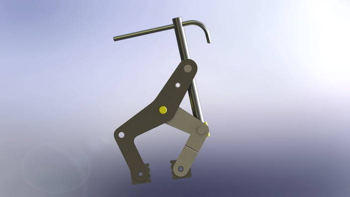 Manual Clamp - STL, STEP / IGES, SOLIDWORKS - 3D CAD model - GrabCAD