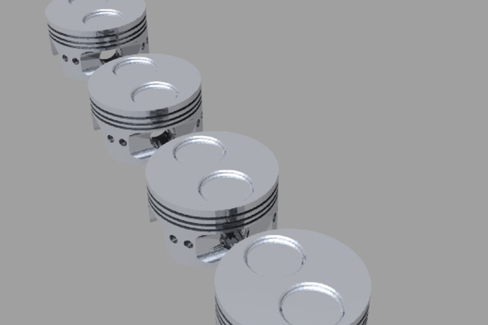 Piston heads