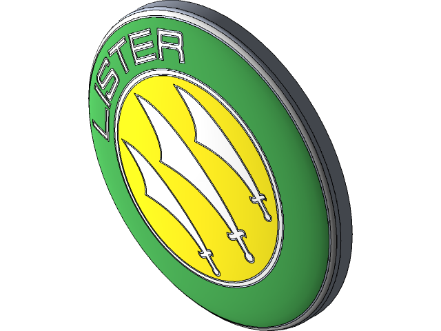 Lister Car Logo British Car Brands