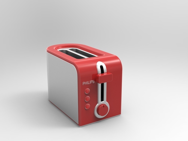 TOASTER - STL, STEP / IGES, SOLIDWORKS - 3D CAD model - GrabCAD