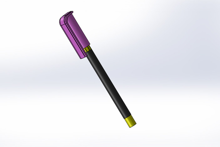 CELLO Winner pen - SOLIDWORKS - 3D CAD model - GrabCAD