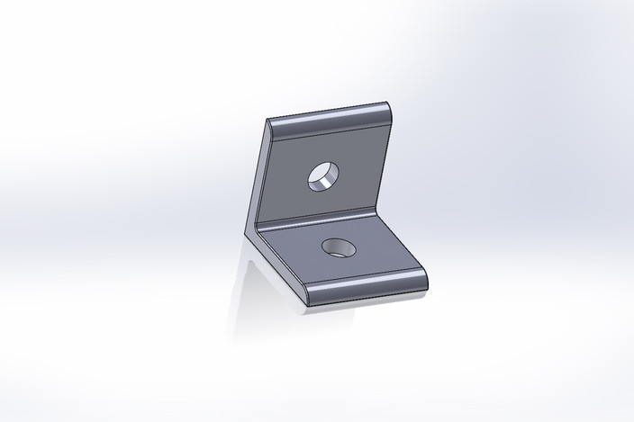 8020 10 series inside corner bracket - SOLIDWORKS - 3D CAD model - GrabCAD