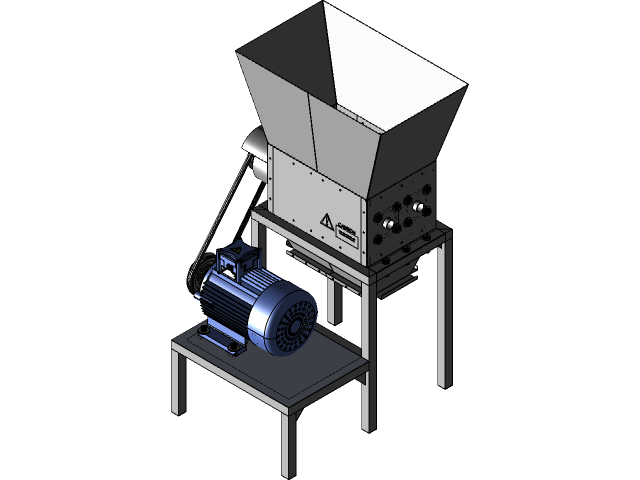 Shredder machine | 3D CAD Model Library | GrabCAD