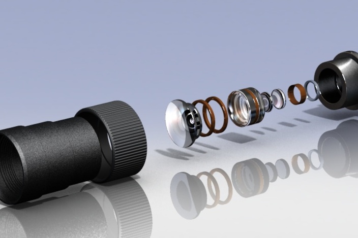 CAMERA ZOOM LENS EXPLODED - - 3D CAD model - GrabCAD