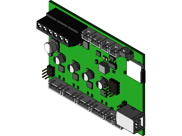 FYSETC E4 3D Printer Motherboard With ESP32 3D CAD Model, 46% OFF