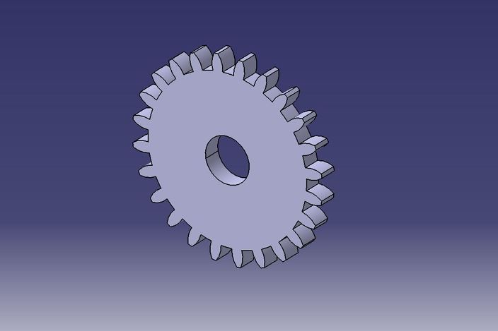 Spur Gear - CATIA - 3D CAD model - GrabCAD