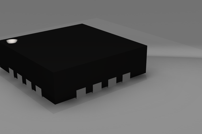 QFN-16 - NX - 3D CAD model - GrabCAD