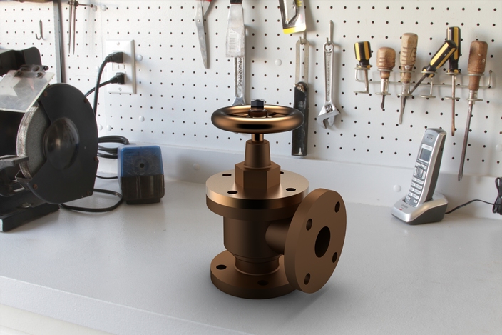 Steam Stop Valve - STL, STEP / IGES, SOLIDWORKS - 3D CAD model - GrabCAD