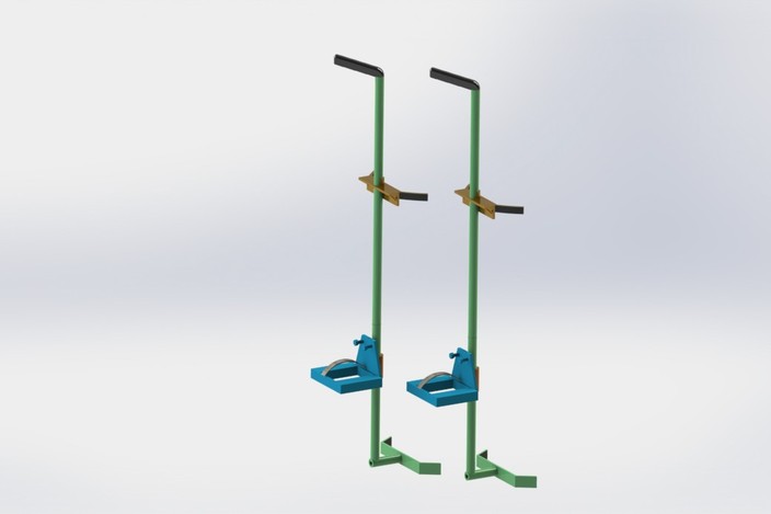 Coconut tree climbing machine