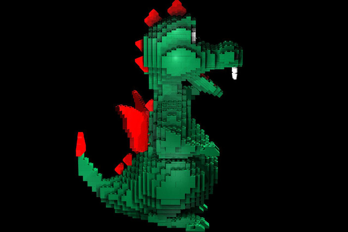 Lego Dragon - - 3D CAD model - GrabCAD