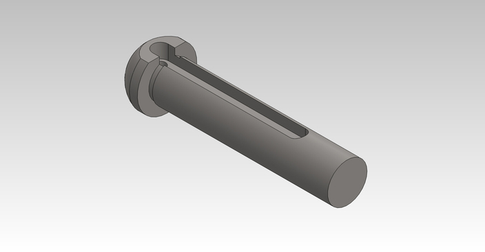 AR15/M4/M16 Front Take-down Pin - AutoCAD, Pro/Engineer Wildfire, STL ...