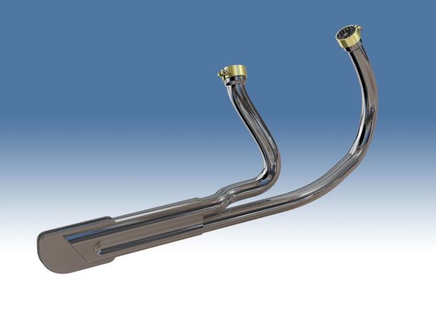 Custom Panhead Exhaust.ics