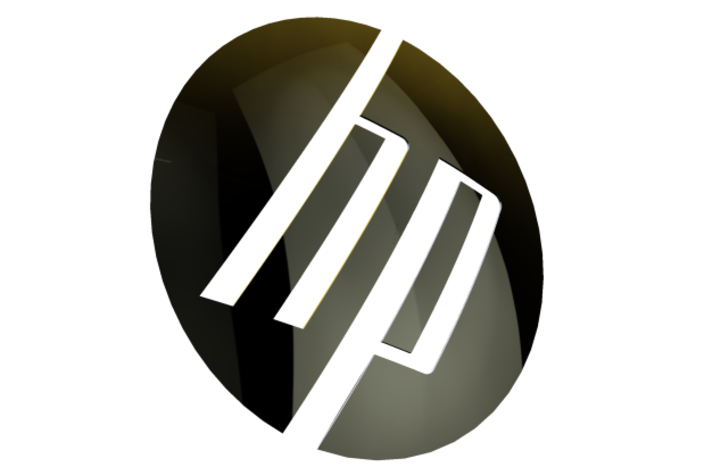 HP logo - PTC Creo Parametric - 3D CAD model - GrabCAD