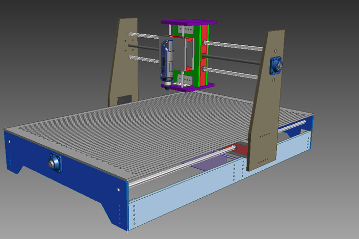 CNC router plan - STEP / IGES - 3D CAD model - GrabCAD