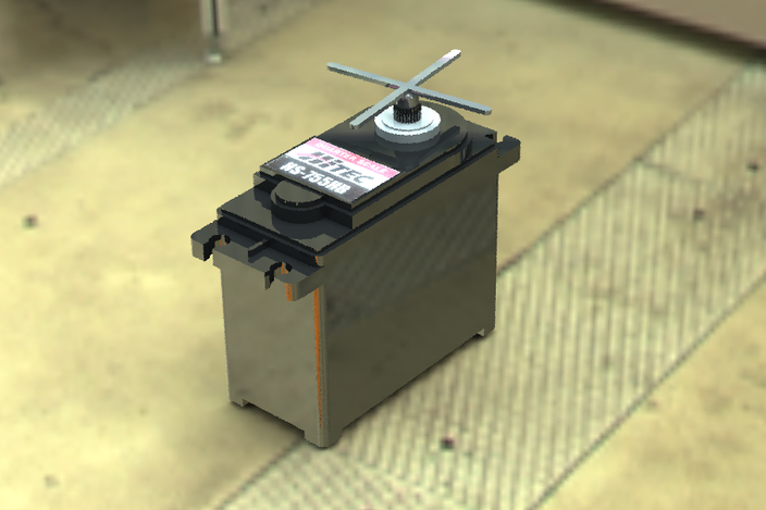 Servo Motor - SOLIDWORKS - 3D CAD model - GrabCAD