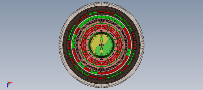 Vietnamese I Ching Compass Upgrade - STL, SOLIDWORKS - 3D CAD model ...