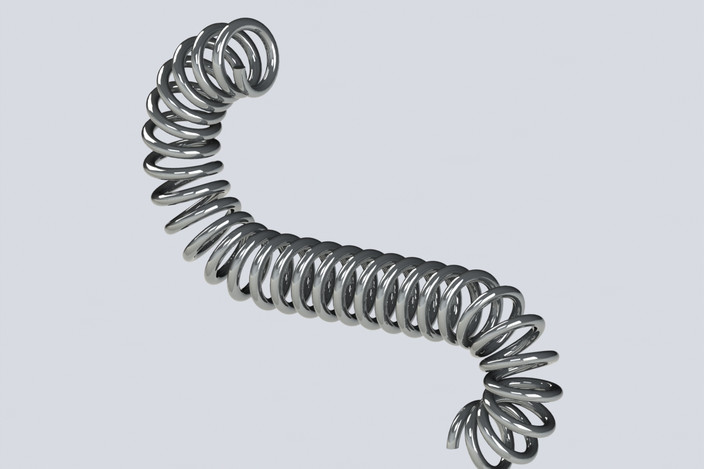 Curved Spring - STL, STEP / IGES, SOLIDWORKS - 3D CAD model - GrabCAD