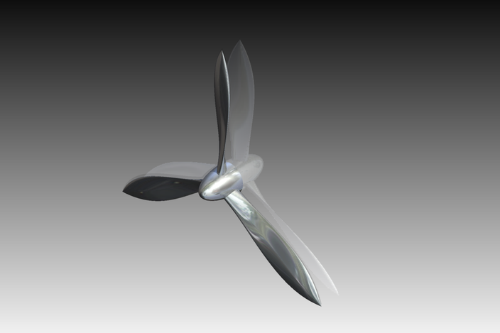 Simple Propeller - Autodesk Inventor - 3D CAD model - GrabCAD