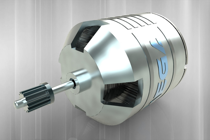 Brushless DC Motor - MEGA 600-10-08 - STEP / IGES - 3D CAD model - GrabCAD